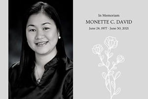 In Memoriam: Monette C. David - PAREF Woodrose School